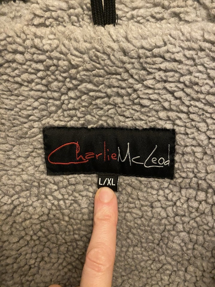 Charlie McLeod 3/4 sleeve changing/dry robe - grey size L/XL | eBay UK