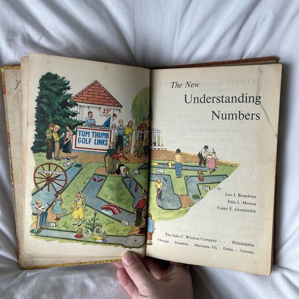 VTG 1956 Lot Of 3 Winston The New Exploring 5 Understanding 6 Thinking ...