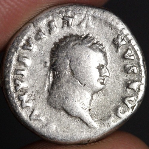 Emperor Titus Denarius Silver Coin Ancient Roman Empire 77AD Twelve ...