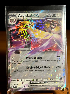 Pokémon TCG Aegislash ex Paradox Rift 135/182 Holo Double Rare | eBay