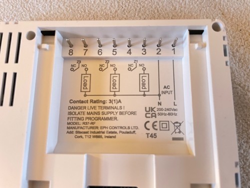 EPH Controls R37-RF 3 Zone 24hr-5/2 Day-7 Day RF Programmer NEW | eBay