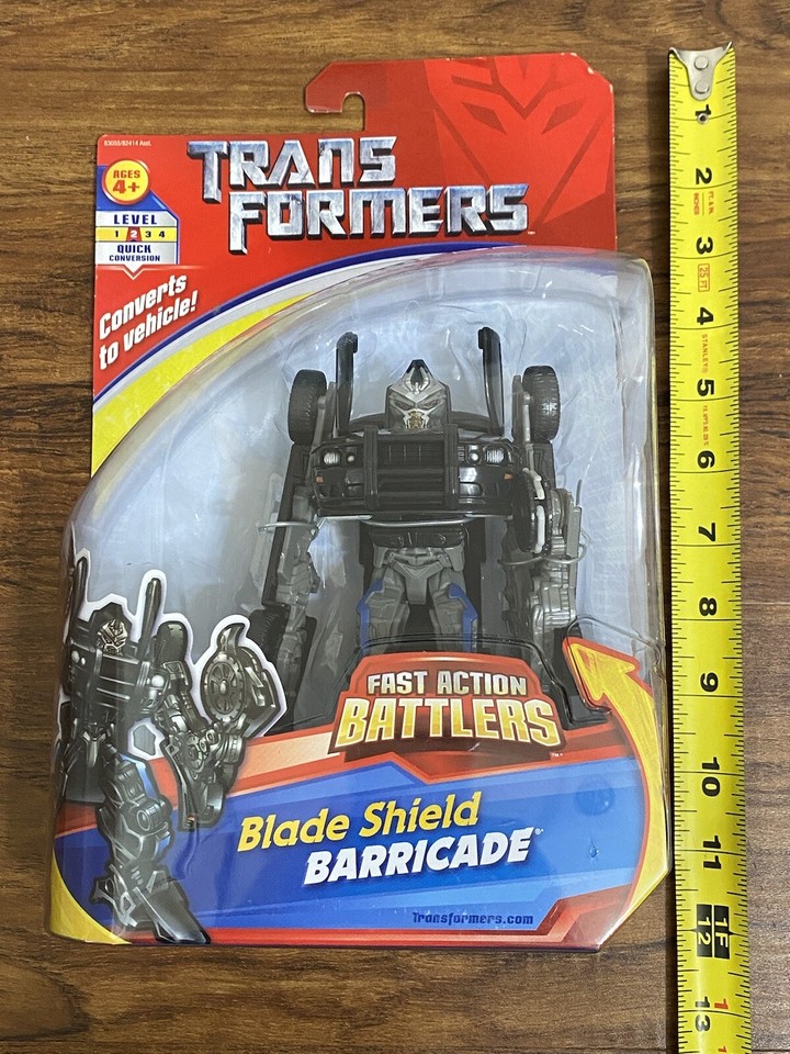 Transformers Fast Action Battlers “Blade Shield” Barricade (Hard To ...