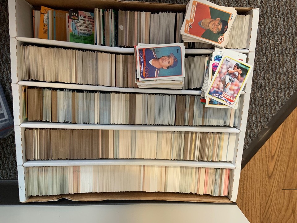 5000 Sports Card Box has sets from Topps, Leaf, Bowman, Upper Deck (70s ...