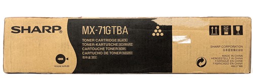 Sharp MX-70GTBA Original Black Toner MX-5500/MX-6201/MX-7001 Series [B ...