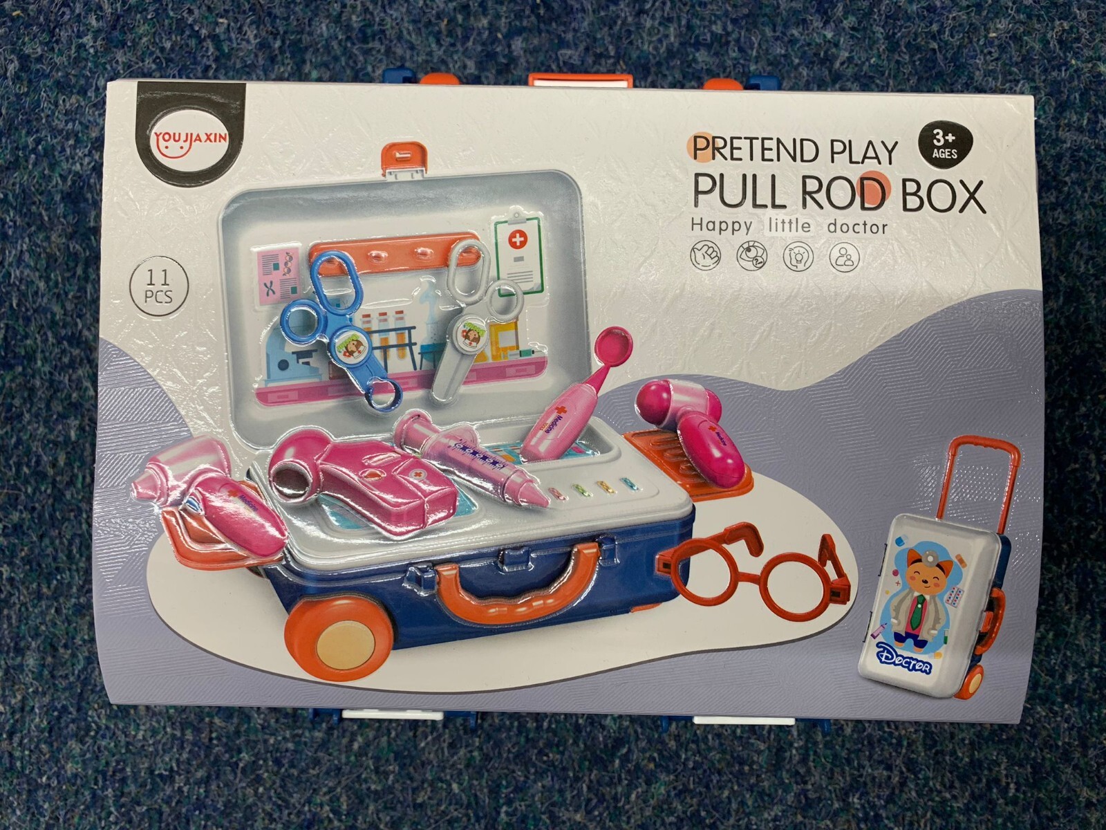 Medical Set Kit Kids Childrens Role Play Doctor Nurses Toy Gift Hard ...