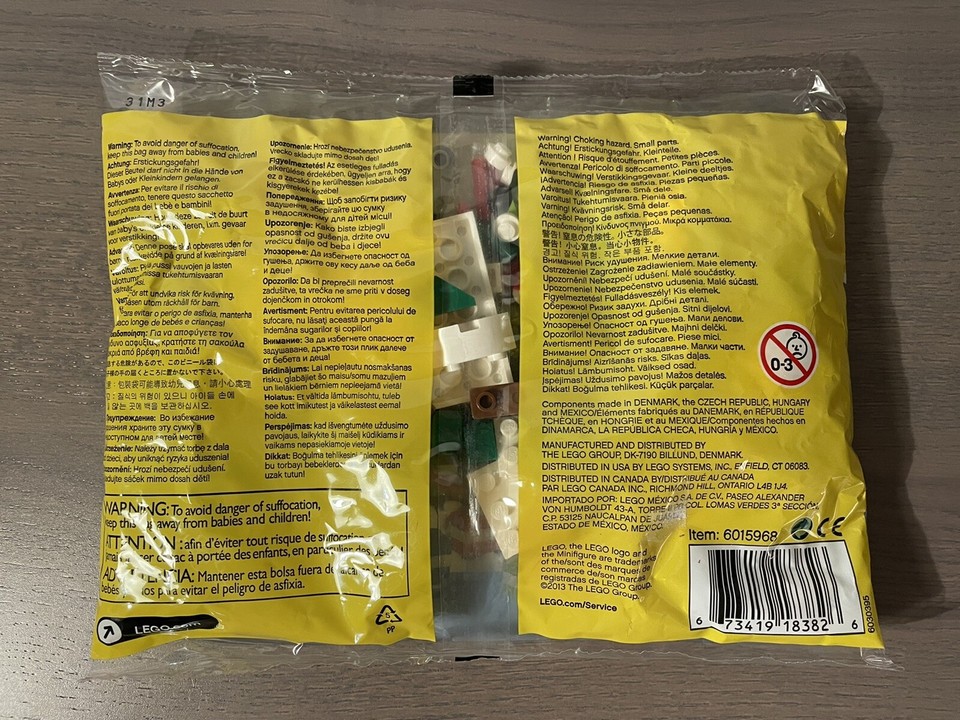 Lego Holiday Polybag 40058 Decorating the Tree Vignette Train Gifts NEW ...