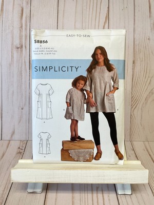 Simplicity 8856 Childrens Misses Dress Tunic Sewing Pattern A Size 3-8 ...