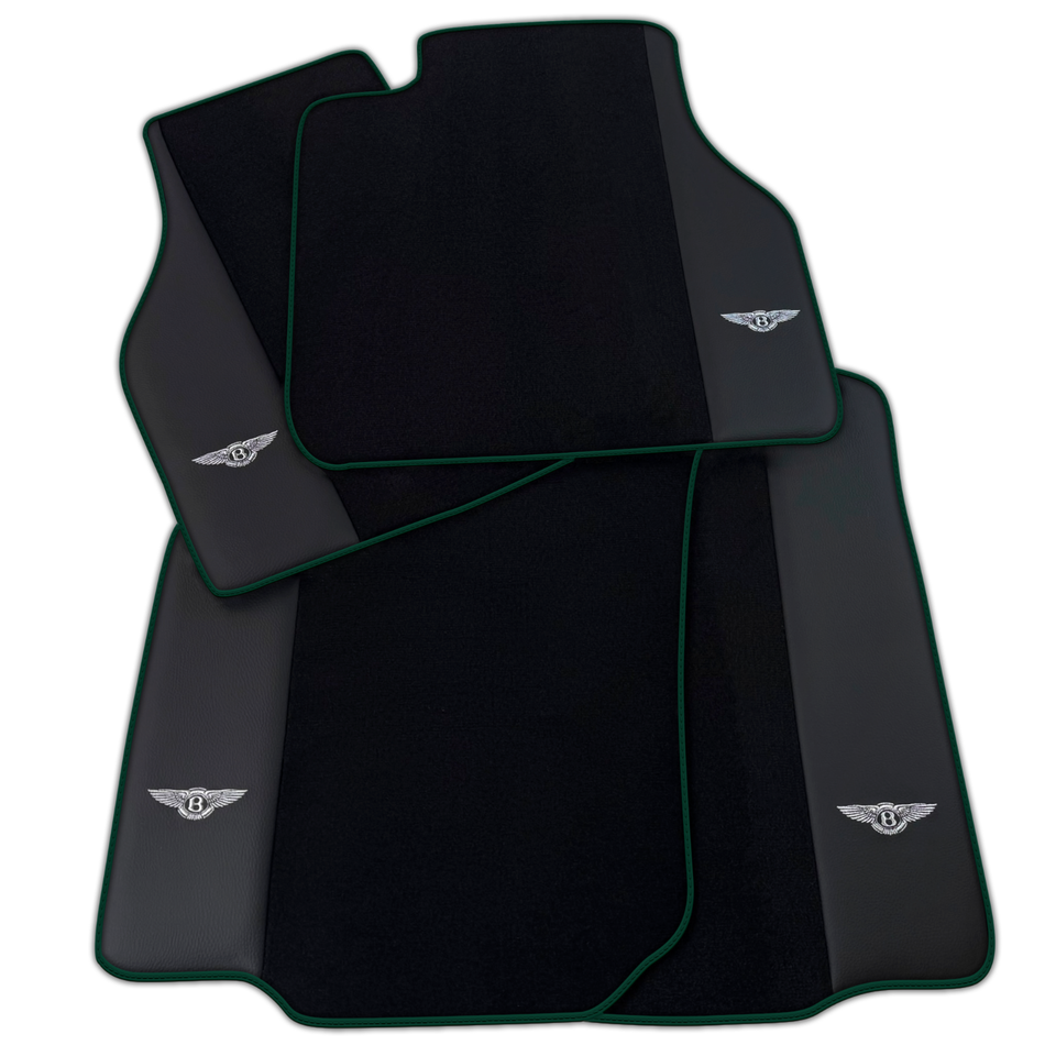 AutoWin Brand Black Floor Mats for Bentley Flying Spur 2013-2019 Dark ...