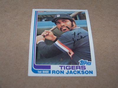 TIGERS RON JACKSON 1982 TOPPS #488 | eBay