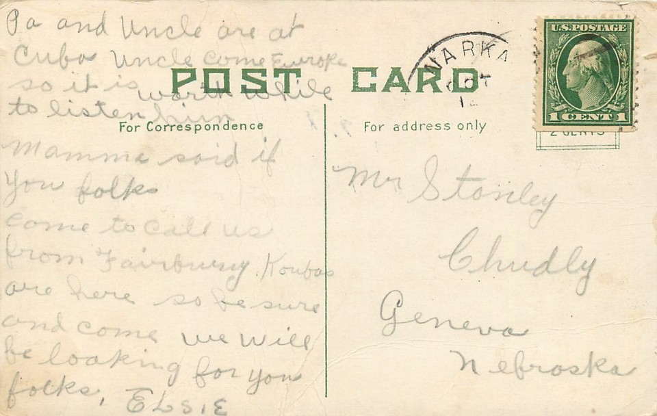 c1910 Pennant Greetings - Narka, Kansas Postcard | eBay