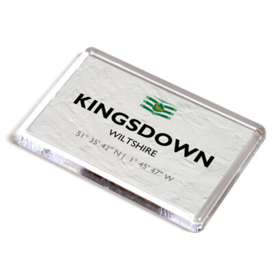 FRIDGE MAGNET - Kingsdown, Wiltshire - Lat/Long SU1688 | eBay UK