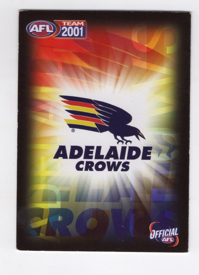 AFL Teamcoach 2001 #57 Peter Vardy Adelaide Crows | eBay Australia