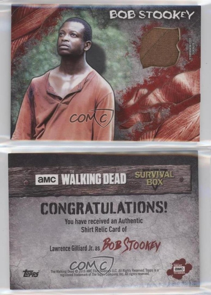 2016 Topps The Walking Dead Survival Box Relics Lawrence Gilliard Jr ...
