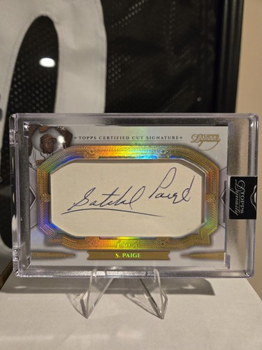 2024 Topps Dynasty Satchel Paige Cut Signature Auto Rare Piece Of ...