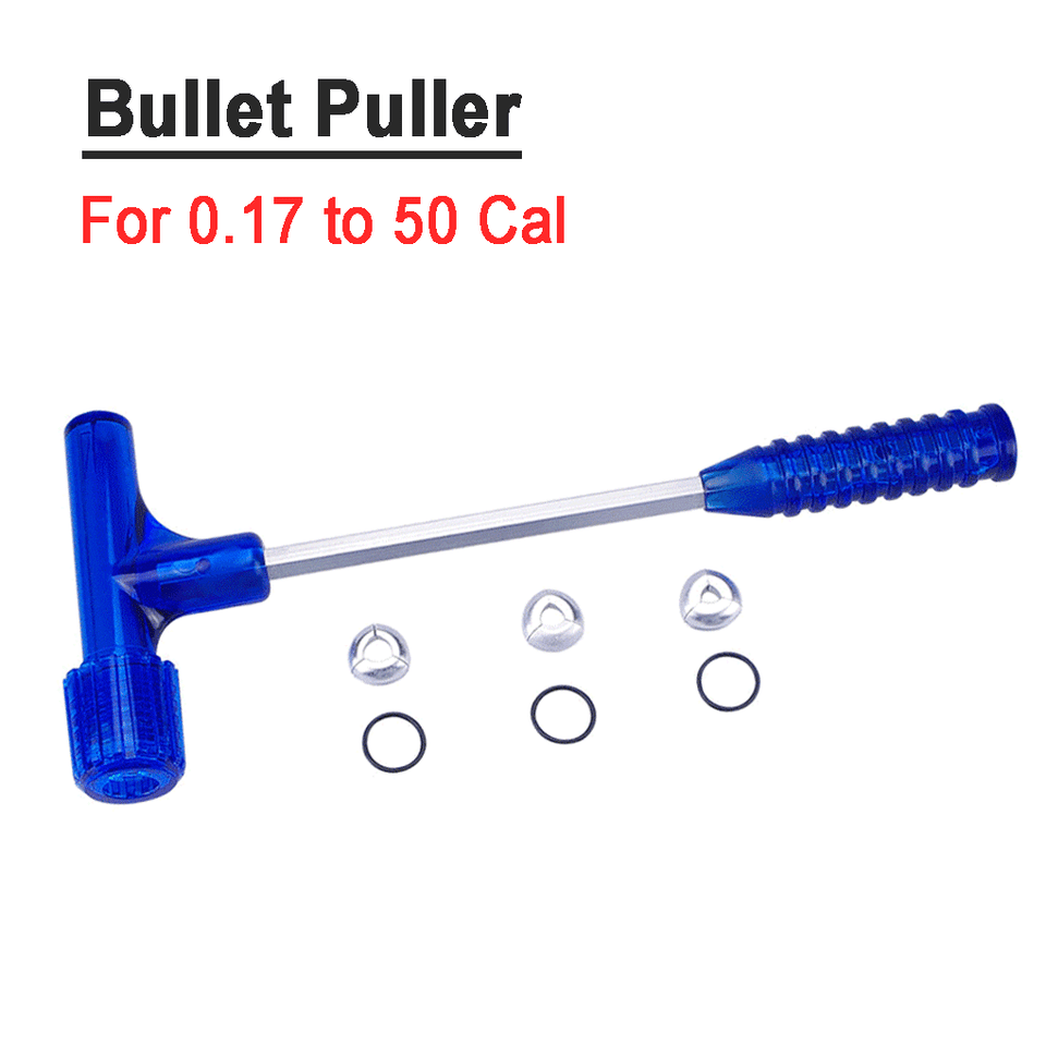 Impact Bullet Puller Hammer Hand Remover Tool With 3 Collets Fits 0.17 ...