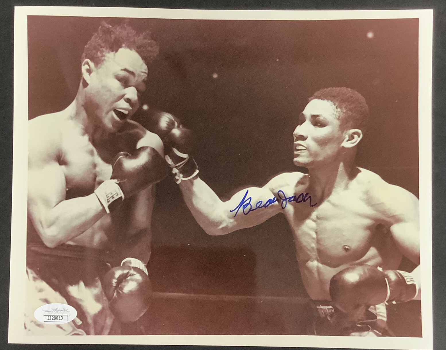 Beau Jack Signed Photo 8x10 Boxing Gloves HOF Autograph Ring JSA COA ...