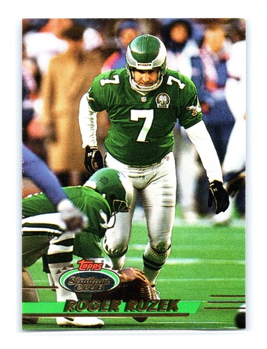 1993 Stadium Club Football #9 Roger Ruzek Philadelphia Eagles | eBay