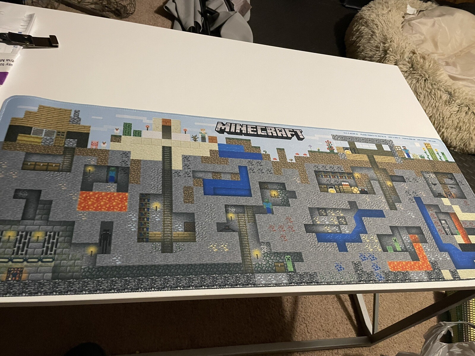 Paladone Minecraft Mining World Large Gaming Mouse Pad for Desk ...