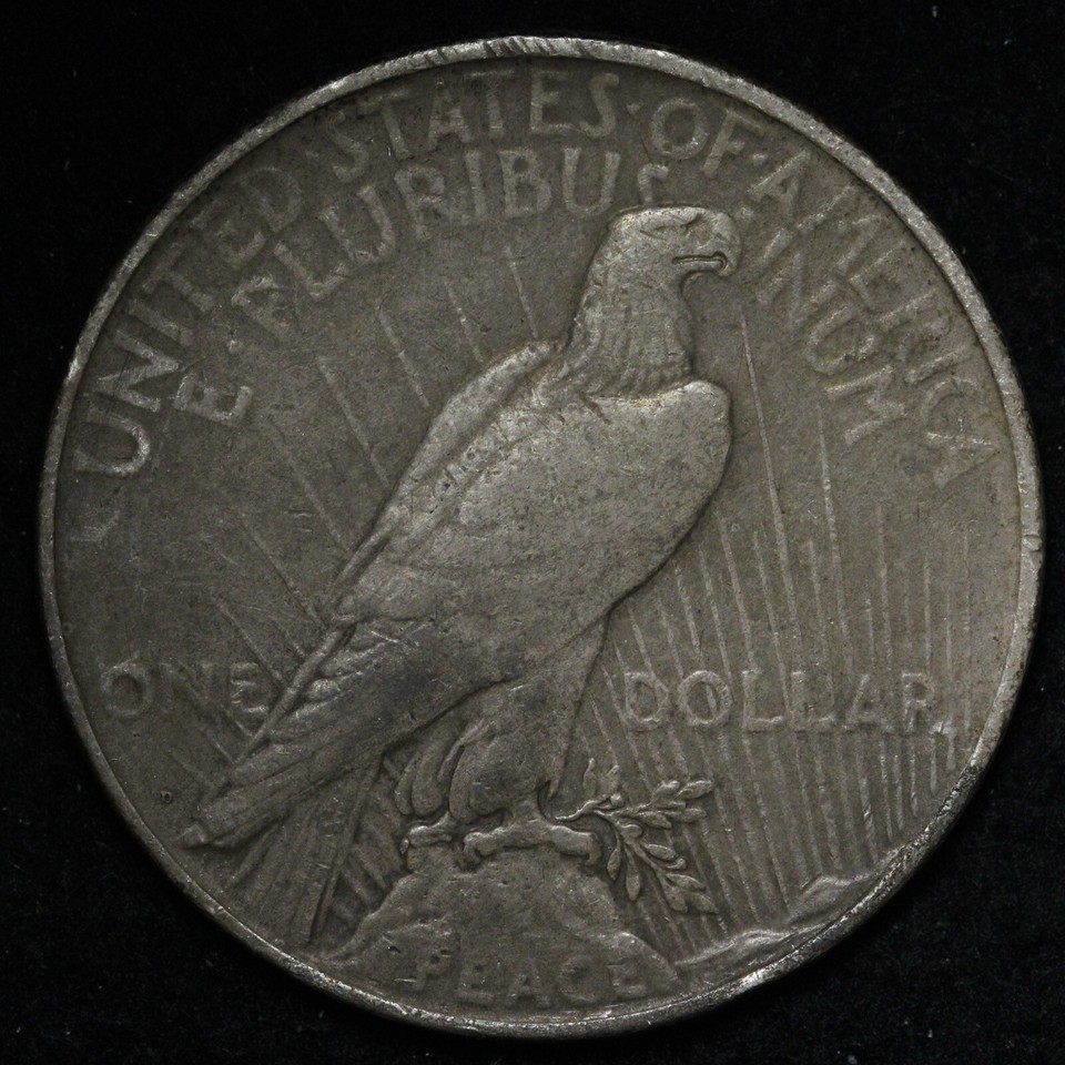 1927-D Peace Silver Dollar XF E319 HWEL | eBay