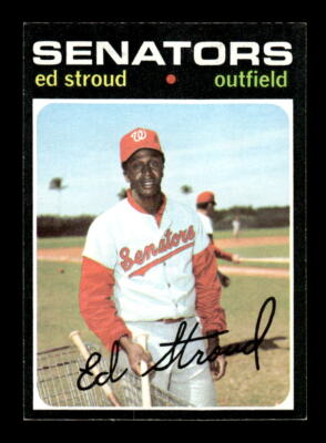 1971 Topps #217 Ed Stroud EX Washington Senators | eBay