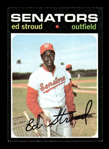 1971 Topps #217 Ed Stroud EX Washington Senators | eBay