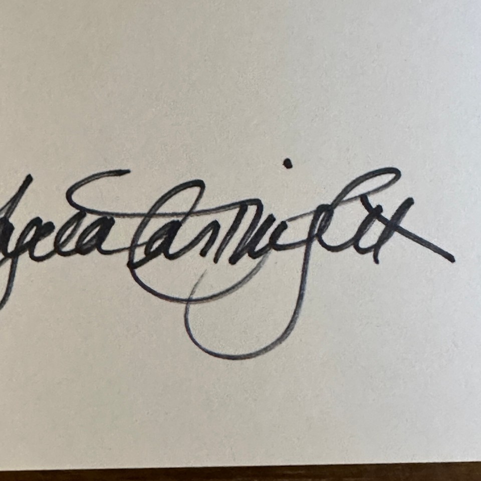 Angela Cartwright Autographed Signed Index Card 3" x 5" CoA Lost in ...