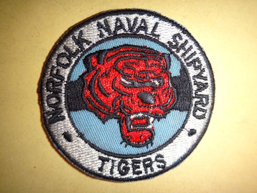 US Navy Flash Norfolk Naval Shipyard TIGERS Beret Patch | eBay