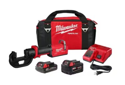 Milwaukee Tool 2878K-22 M18 Force Logic 12 Ton Kearney Linear Crimper ...