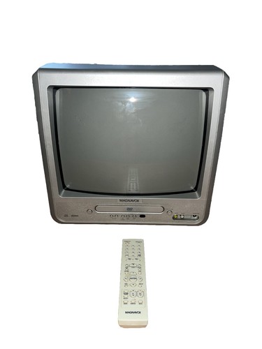 Magnavox 13MC3206/37 W/ DVD Player13” Tested W/Remote CRT TV Combo ...