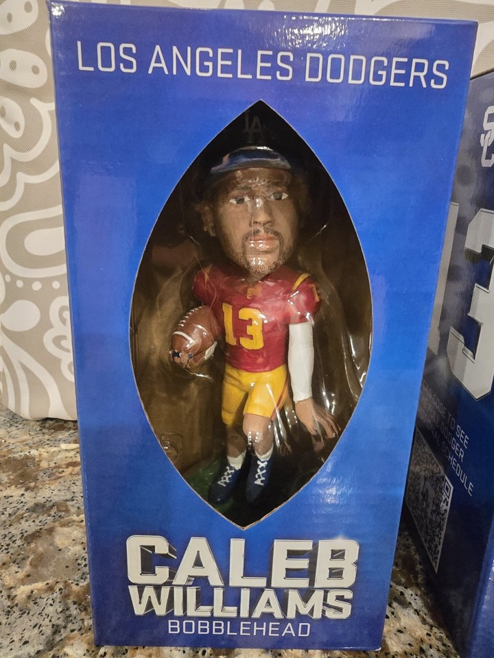 (2) 2023 Los Angeles Dodgers Caleb Williams 8/10/23 USC Trojans LA ...