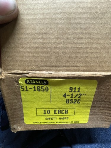 Lot of (40) Stanley 52-1650 Hasp 4-1/2” | eBay