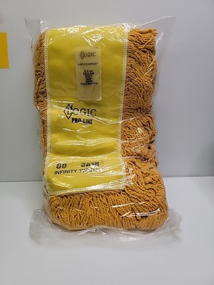 Yellow Dust Mop Industrial closed-loop dust mop, 5 X 60 Infinity Twist ...