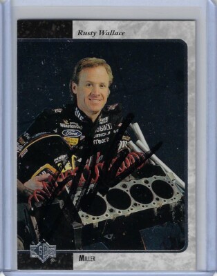 Rusty Wallace 1996 Upper Deck SP Autographed Card | eBay