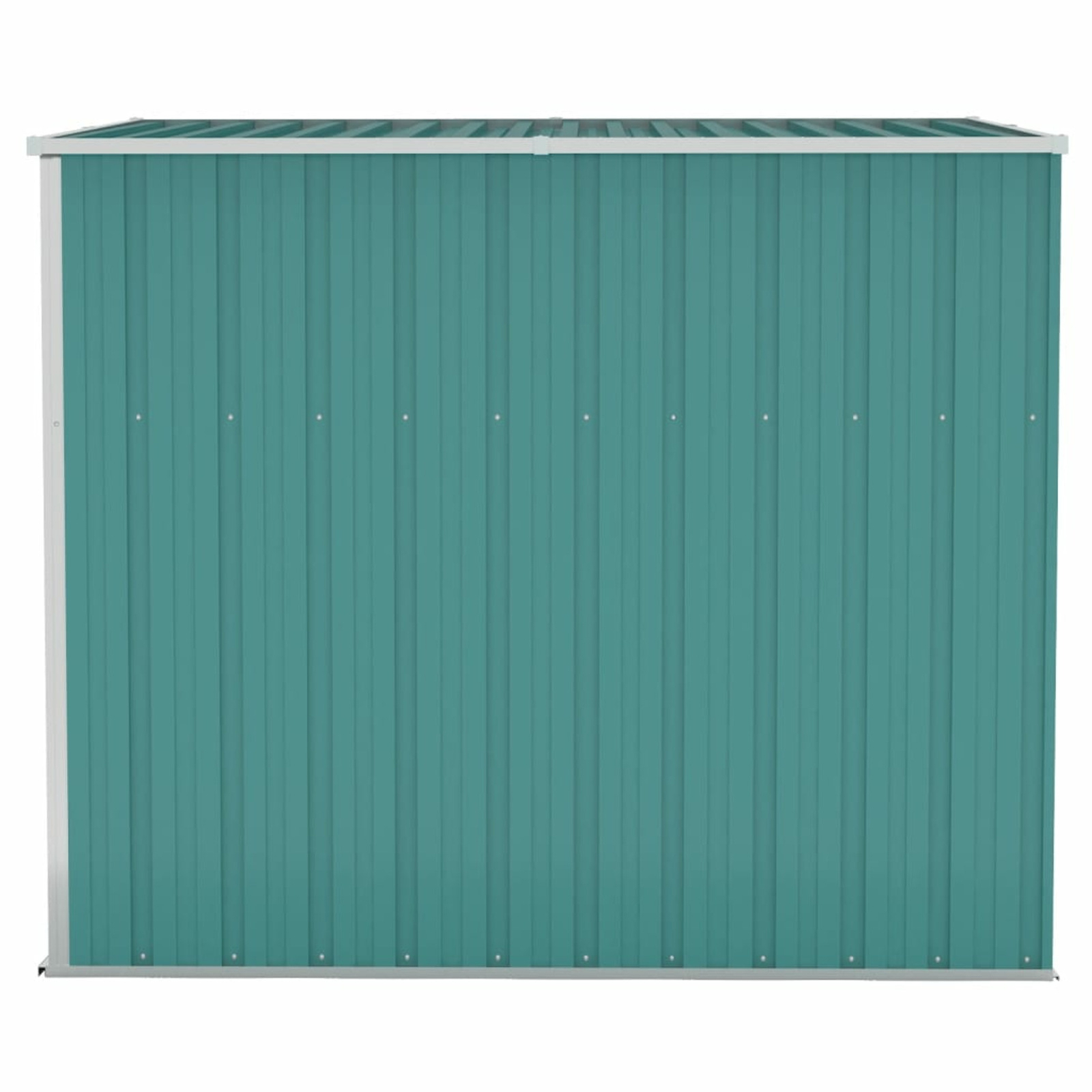 Tidyard Wall-Mounted Garden Shed Green .5"x76.4"x70.1", Storage Shed ...