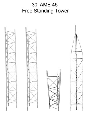 AMERITE ~ 30' AME 45 FREE STANDING TOWER W/5' BASE - AUTHENTIC OEM | eBay