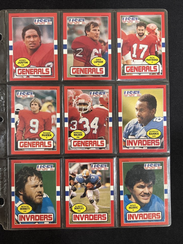 1985 Topps USFL Football Complete Set 132 Cards Mint Mint Beautiful *1 ...