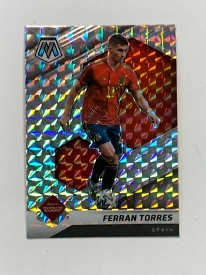 FERRAN TORRES #128 2021-22 Panini Mosaic Road to FIFA World Cup SILVER ...