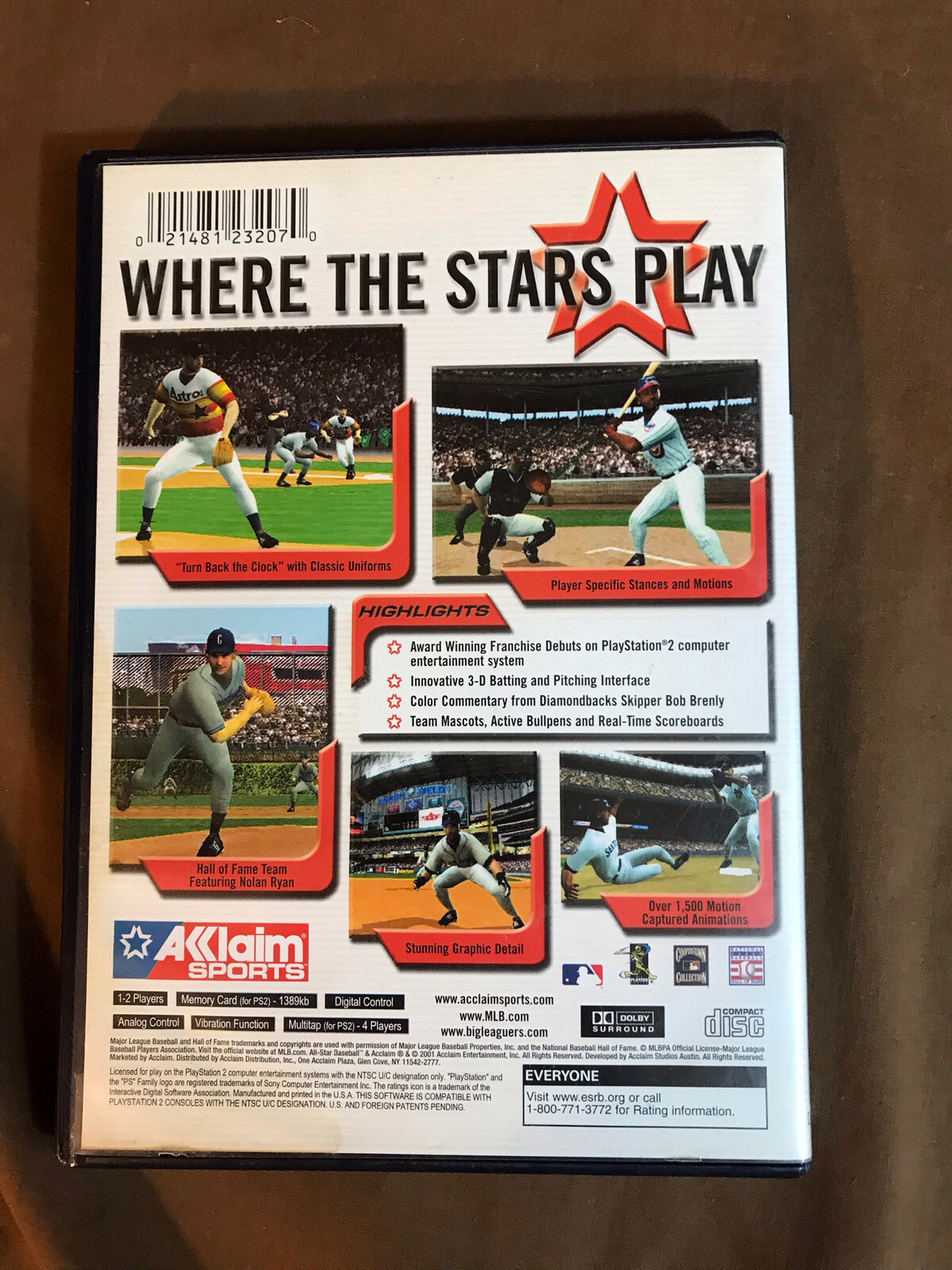 PS2 Playstation 2 video game - All-Star Baseball 2002 Featuring Derek ...