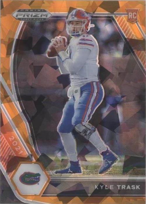 2021 Panini Prizm Draft Picks - Kyle Trask #109 Orange Ice Prizm (RC ...