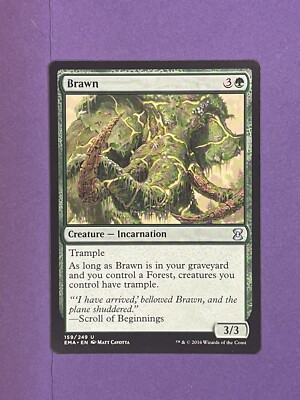 Brawn - Regular Uncommon - EMA 159/249 Eternal Masters - Never Played ...