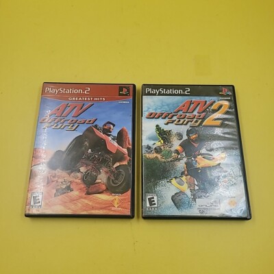 ATV Offroad Fury 1 & 2 (Sony PlayStation 2, PS2) Game Lot Tested CIB | eBay