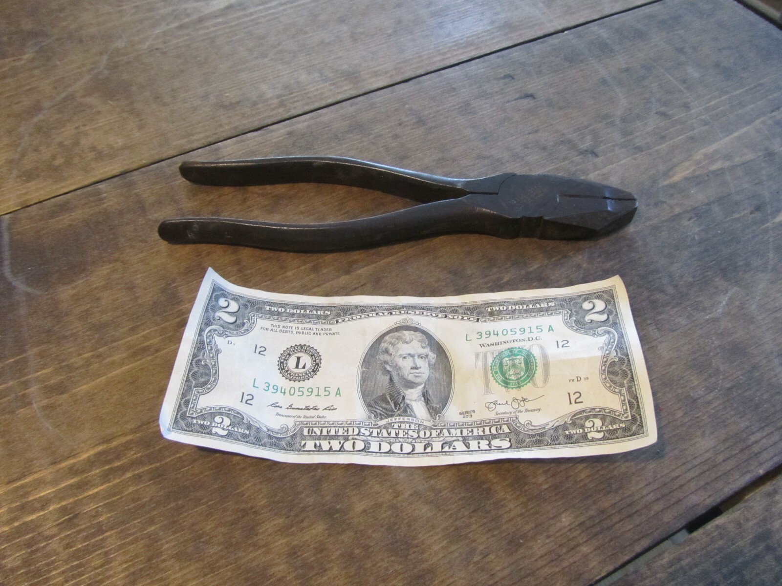 Vintage Electrician Lineman Cutters Pliers Wards Master Tool 7.5 ...