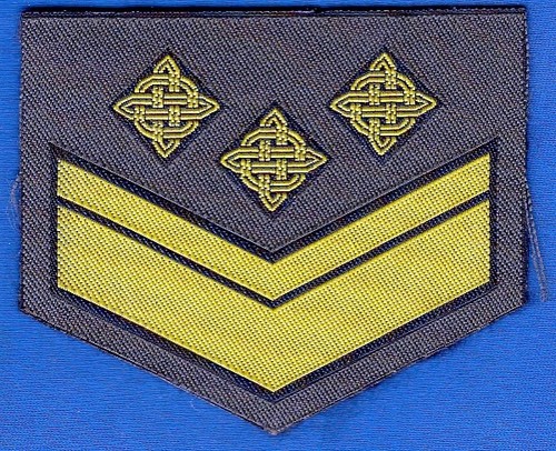 CROATIAN ARMY, OLD CROATIAN GROUND FORCES RANKS, SEARGENT MAJOR, SLEEVE ...