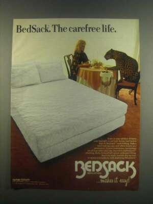 1985 Bedsack Bedclothing Ad - The Carefree Life | eBay