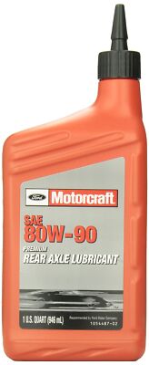 Motorcraft SAE 80W 90 Premium Rear Axle Lubricant 1 Quart for Vehicles ...