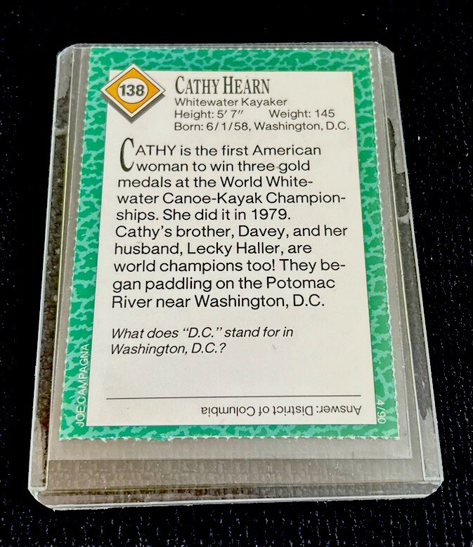 CATHY HEARN ROOKIE RARE SPORTS ILLUSTRATED FOR KIDS SI USA KAYAKING ...