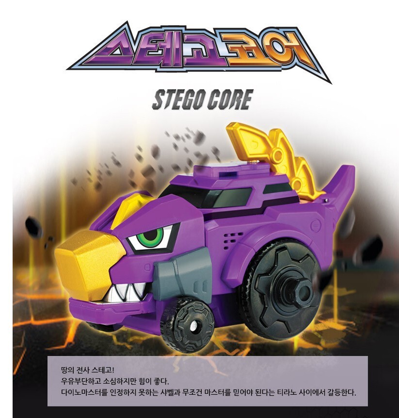 Dino Core STEGO CORE Chest Part Ultra D-buster Helmet Disk Toy figure ...