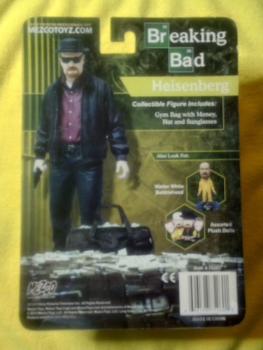 Breaking Bad Heisenberg Collectible Figure Walter White w/ money bag ...