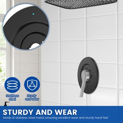 Shower Escutcheon Plate Stainless Steel Shower Faucet Cover Plate NukYR ...