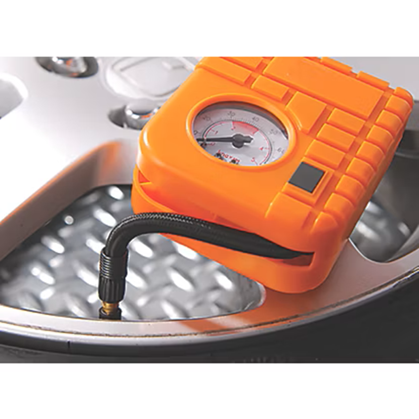 RAC Heavy Duty 12v Mini Air Compressor Car Van Bike Tyre Inflator Pump ...